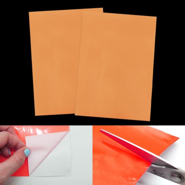 hplusmall 야광 종이 스티커 A4 살구색(WE2DE67) - 핫트랙스