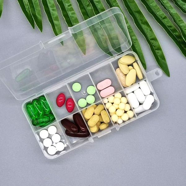 hplusmall 수납정리함 플라스틱 소품 정리 박스 10구(WD67F09) - 핫트랙스