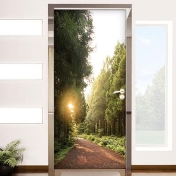 ggoomim bh606-사려니숲길_현관문시트지 - 핫트랙스