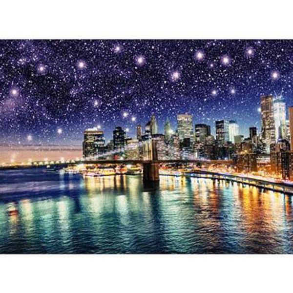 puzzlegallery 밤의 브룩클린대교 [500피스/직소퍼즐/풍경/HP518] - 핫트랙스
