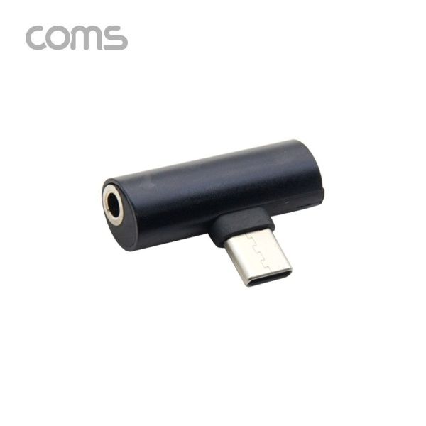 hplusmall USB 3.1(Type C)AUX 젠더 Black 충전+스테레오 화웨이 - 핫트랙스