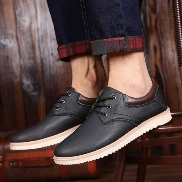 hplusmall 남성 캐주얼 단화 매력 도시 데일리 데이트 패션 코[W - 핫트랙스