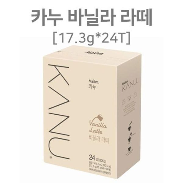 hplusmall 스틱커피 카누 바닐라라떼 사무실커피 믹스커피 24T - 핫트랙스