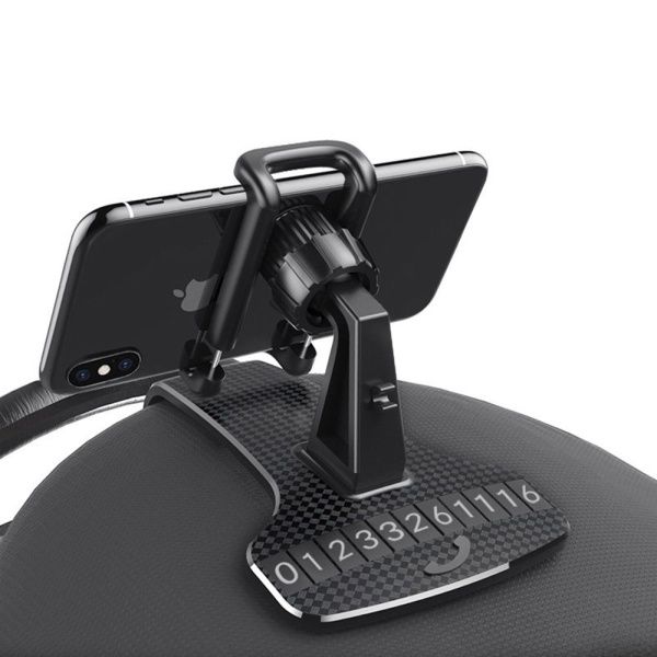 hplusmall 차량용 2in1 스티커 주차번호판 휴대폰 거치대 - 핫트랙스
