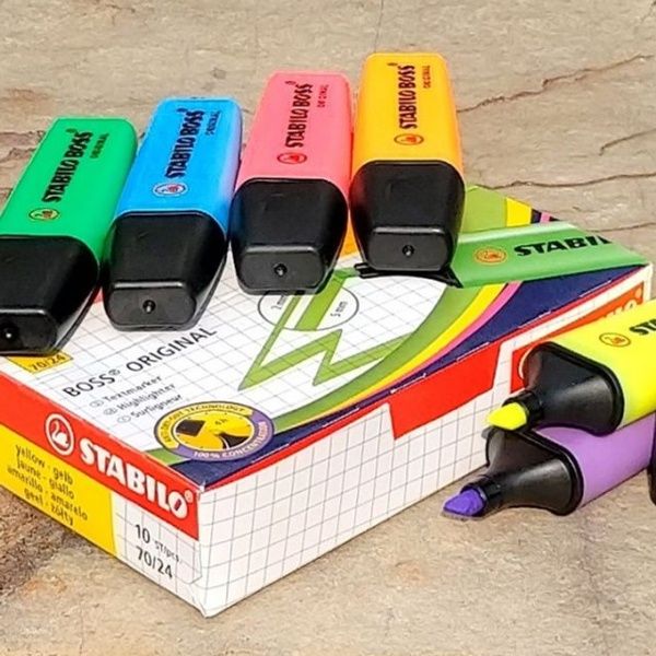 hplusmall 스타빌로 보스 오리지널 형광펜-Vivid 1갑(10자루)[WB - 핫트랙스