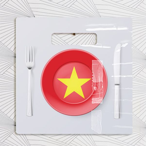 ggoomim ni718-행잉액자_베트남레스토랑(정사각형) - 핫트랙스