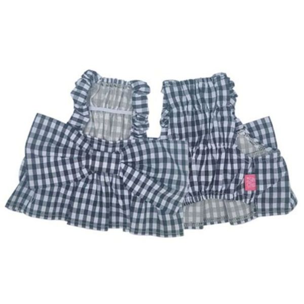 hplusmall 강아지옷 빅리본 원피스 블랙 1P 여름 러블리 애견옷[ - 핫트랙스