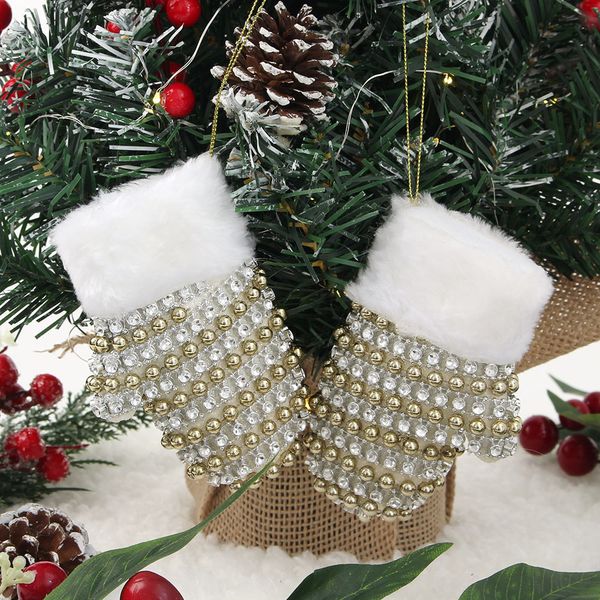 DOTORO [도토로]샴페인골드 트리 오너먼트 2p세트(벙어리장갑 - 핫트랙스