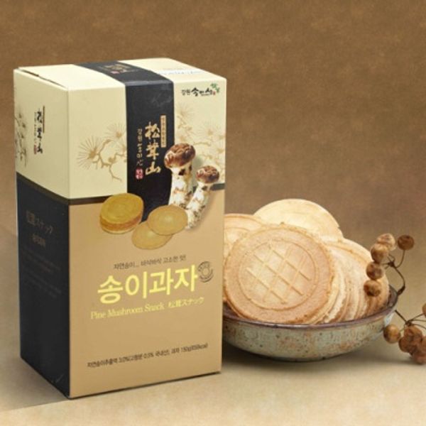 ioneseven [송이향가득] 자연송이 과자 150gx2박스 - 핫트랙스