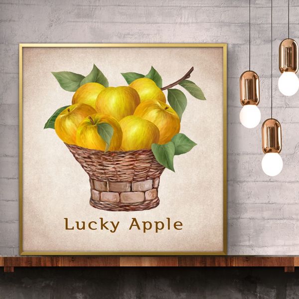 hplusmall 4.베이지바탕 황금사과바구니 WC089A3 - 핫트랙스