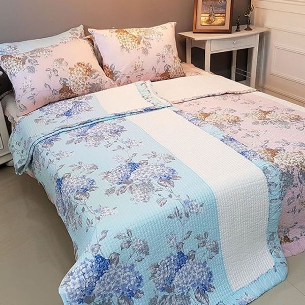 hplusmall 벨로시 60수 워싱 누빔이불패드세트 K[W2AA1DF] - 핫트랙스