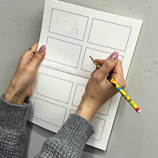 hplusmall 스토리보드 콘티 노트 4컷 WEE1BFA - 핫트랙스