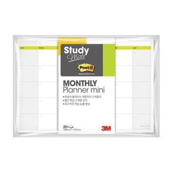 hplusmall 3M포스트잇 스터디메이트 먼 WC6FE5A - 핫트랙스