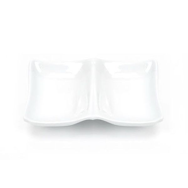 hplusmall 멜라민 2칸 종지 반찬 나눔 WAC0140 - 핫트랙스