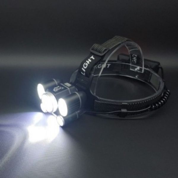 hplusmall 8000루멘 XHP50+T6+COB 울브스 H6 LED헤드랜턴 본품 - 핫트랙스