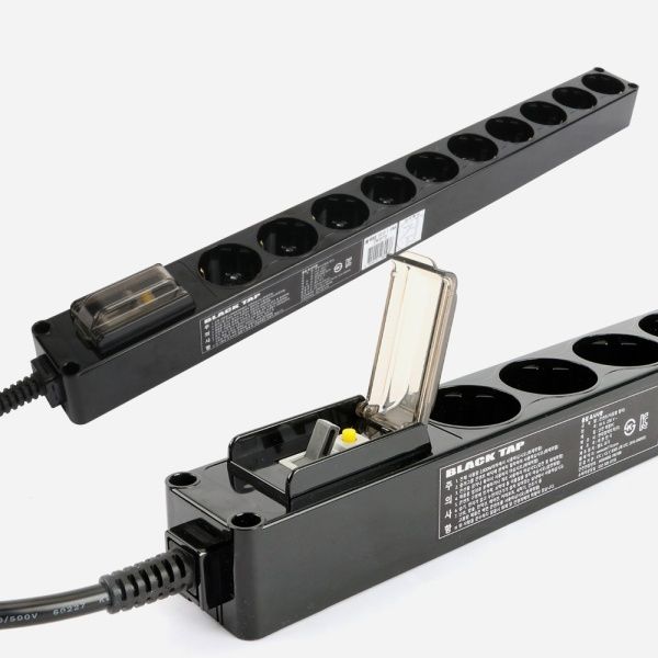 ijung 아이정 현대 블랙탭 누전차단 멀티탭 10구 5M - 핫트랙스