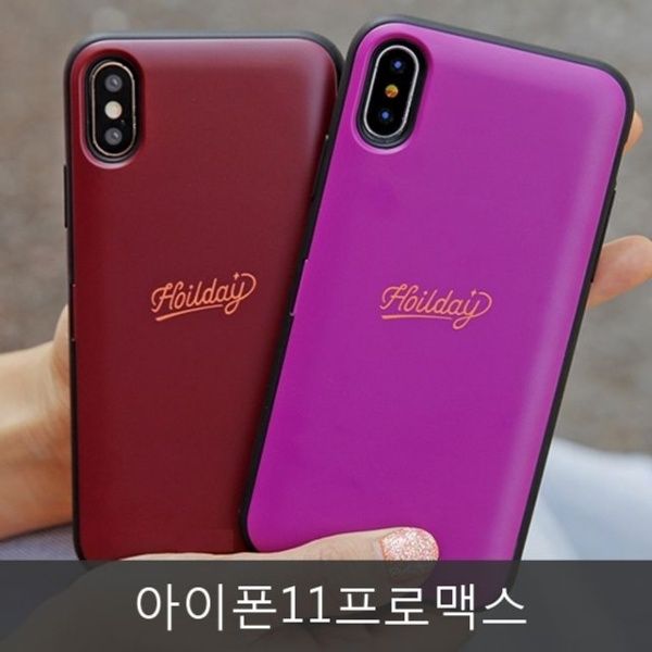 hplusmall 와프 아이폰11프로맥스 WPC 심플 카드범퍼케이스 - 핫트랙스