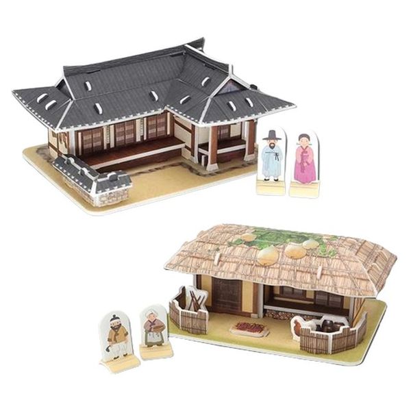 hplusmall 3D퍼즐 한국전통가옥 기와집 WEFEACB - 핫트랙스