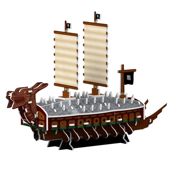 hplusmall 페이퍼락 (3D입체퍼즐) 거북선 (WA111)(WD7A9E8) - 핫트랙스