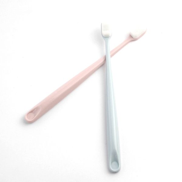 shoppingplan 저자극 실리콘 칫솔 2p세트 미세모 잇몸케어 - 핫트랙스