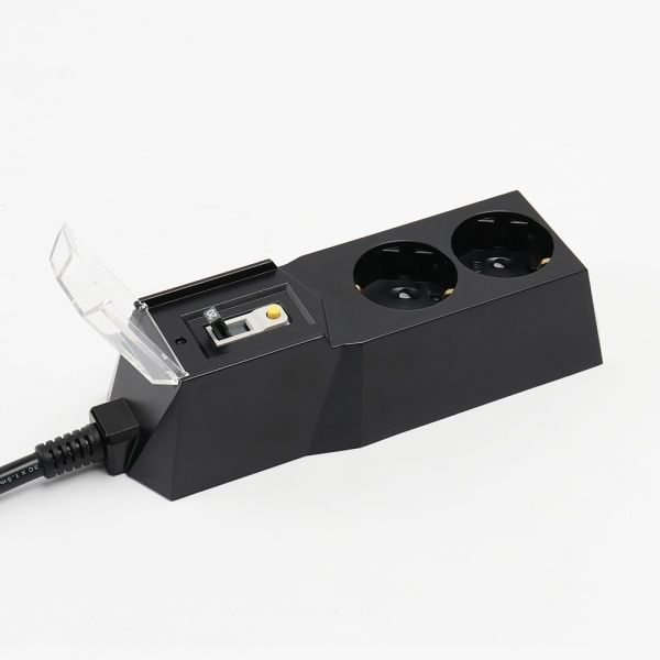 ijung 아이정 고용량 과부하 누전차단 멀티탭 2구 3M 블랙 - 핫트랙스