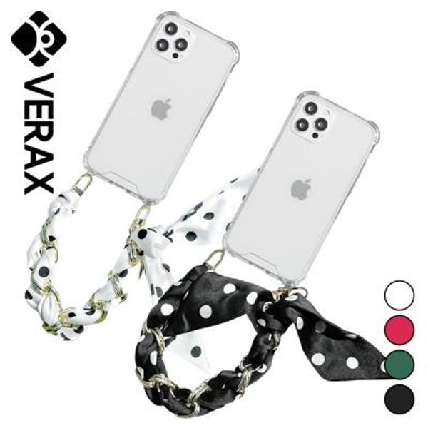 VERAX KP064 아이폰SE2 도트 땡땡이 스카프 젤리 케이스 - 핫트랙스