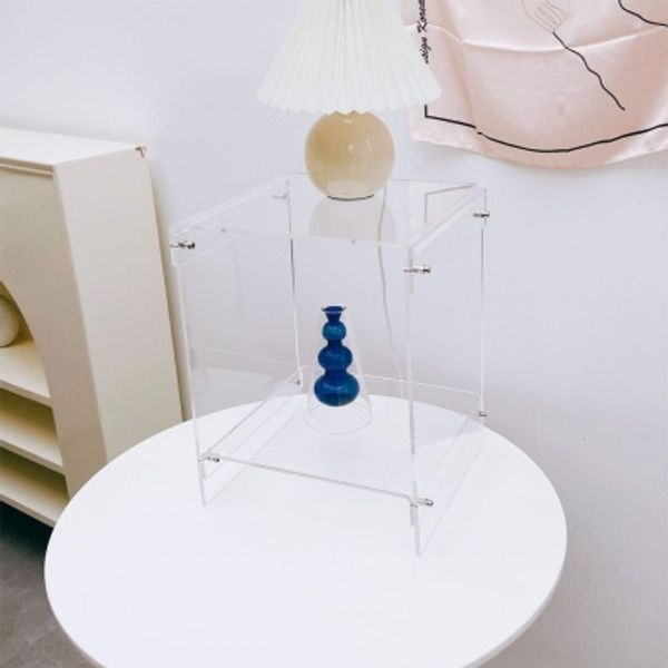 ZIPDREE 2단 아크릴 협탁 모던 사이드테이블 3color - 핫트랙스