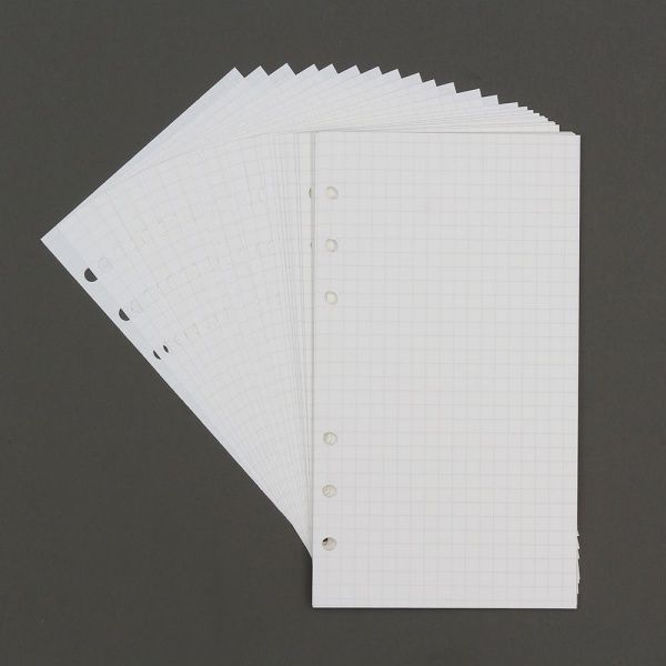 hplusmall 속지 A6 135매 모눈 6공 다이어리[WCFDC82] - 핫트랙스