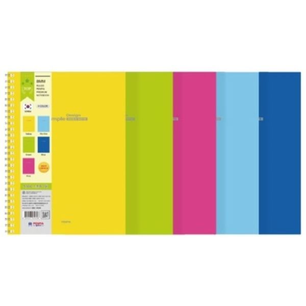 hplusmall 펜피아 5000 유선 스프링 노트 16절 좌철 공책 학용품 - 핫트랙스