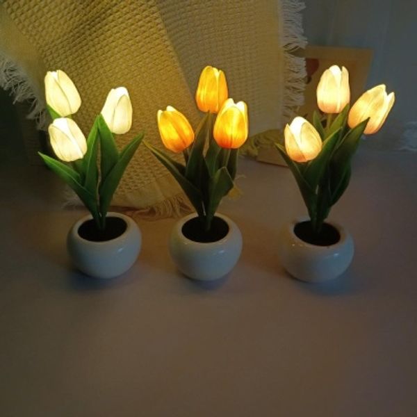 ZIPDREE LED 튤립 무드등 꽃조명 플라워부케 램프 - 핫트랙스