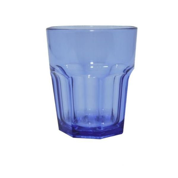 hplusmall 블루 팔각컵 270mL 물 음료 식당 PC컵(WC1F9A3) - 핫트랙스