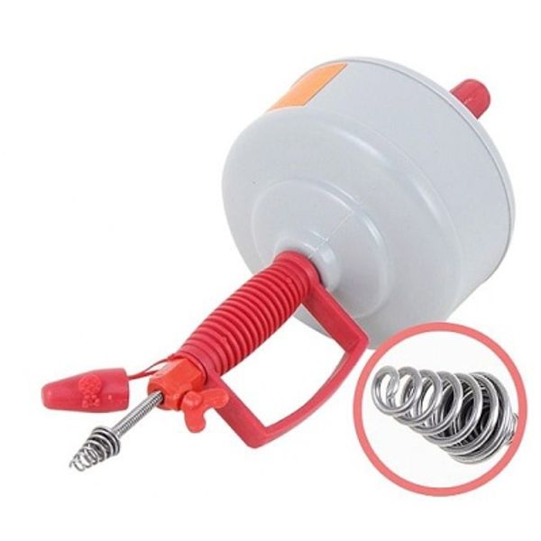 hplusmall 스프링 청소기 5M 배수관 변기 뚫어뻥 하수구뚫는기계 - 핫트랙스