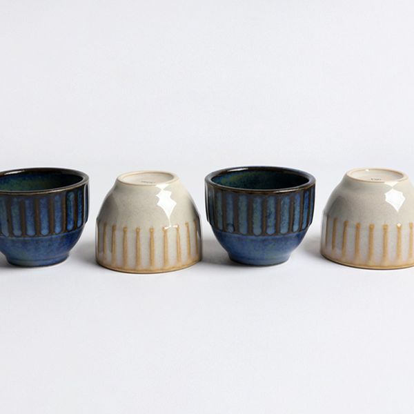 kitchen malling 이츠 란 도쿠리 도자기 술잔 사케잔 60ml 2color 택1 - 핫트랙스