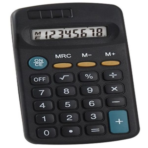 hplusmall 1+1 미니 꼬마 태양광 솔라 심플 스마트 전자 계산기 - 핫트랙스