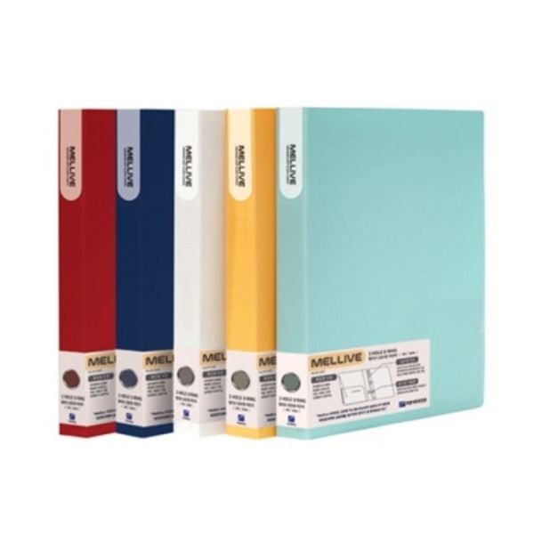 hplusmall 멜리브PP 3공 D링 바인더(레드 희망화일) - 핫트랙스