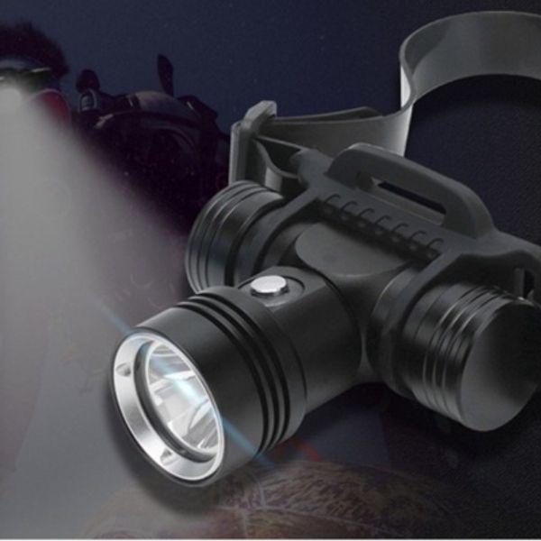 hplusmall 10만시간 XM L2 강력형 다이버 수중헤드랜턴 R14 본품 - 핫트랙스