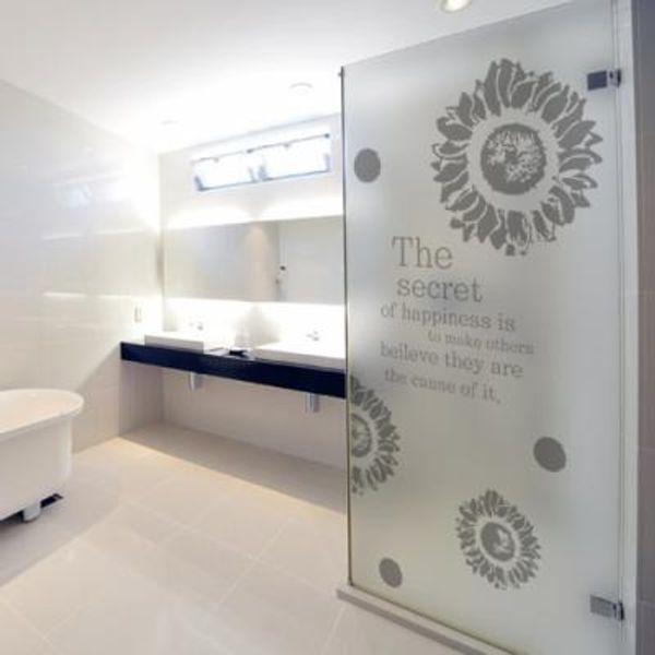 ggoomim pc151-행복의비결_유리문시트지 - 핫트랙스