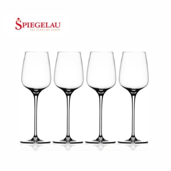 hplusmall 독일산 와인잔 슈피겔라우 빌스베르거 화이트와인 4p - 핫트랙스