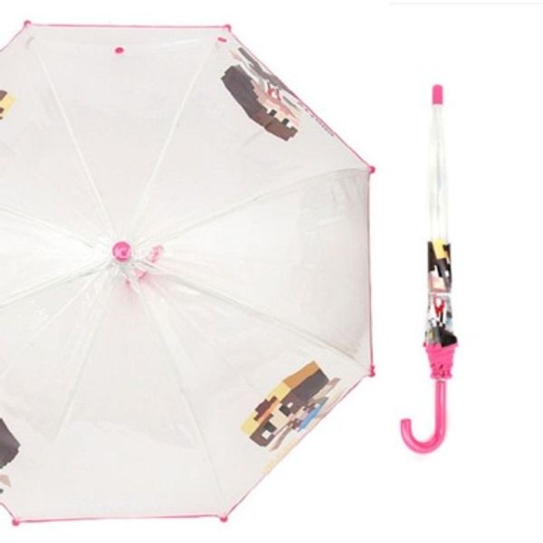 hplusmall 샌드박스 잠뜰 돔형 50 비닐우산 핑크 - 핫트랙스