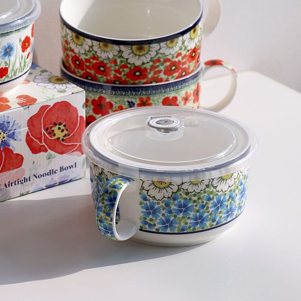 kitchen malling 블루가든 밀폐 뚜껑 라면기 800ml 4종 택1 - 핫트랙스