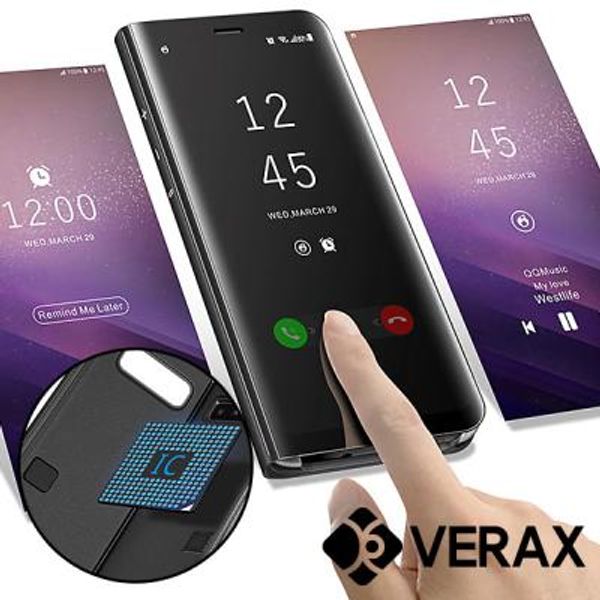VERAX P007 갤럭시노트9 스마트 클리어 뷰 커버 케이스 - 핫트랙스