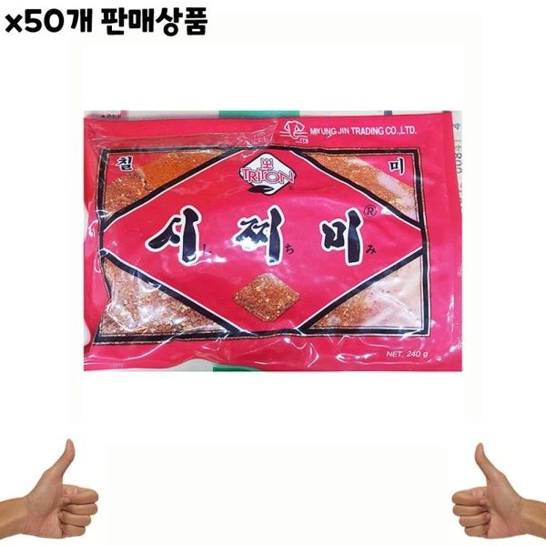 hplusmall 식자재 식재료 유통 도매) 시치미(명진 240g) x50개 - 핫트랙스