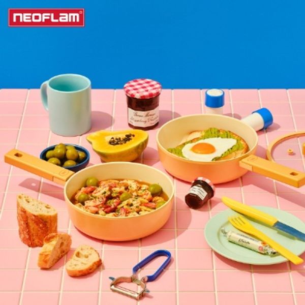 NEOPLAM [네오플램] 풀인덕션 프라이팬 헤이18웍,24팬 2종세트 - 핫트랙스