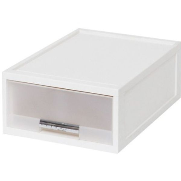 hplusmall 화인 화이트 스텝 서랍박스 36cm 1호 1단 창신리빙 - 핫트랙스