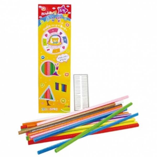 hplusmall 2000 도형수수깡미술용품 꾸미기 DIY 공예 - 핫트랙스