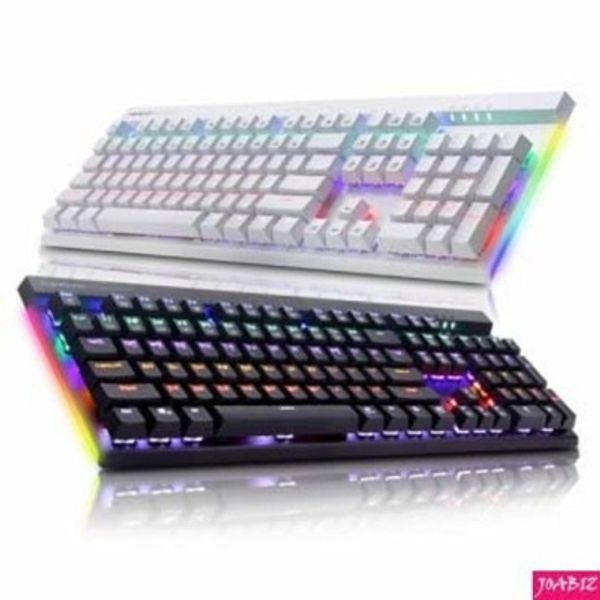 hplusmall K640 플러스 측면 LED 게이밍 키보드 블랙적축 - 핫트랙스