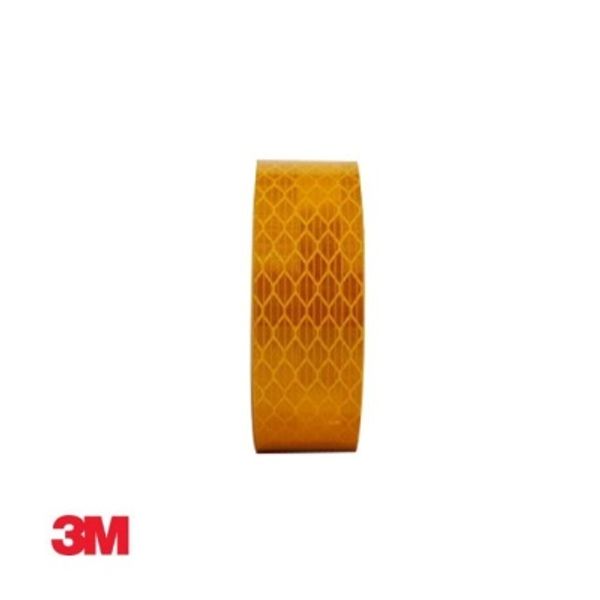 hplusmall 3M 프리즘형 고휘도 반사테이프 24mmx2.5M 황색 - 핫트랙스