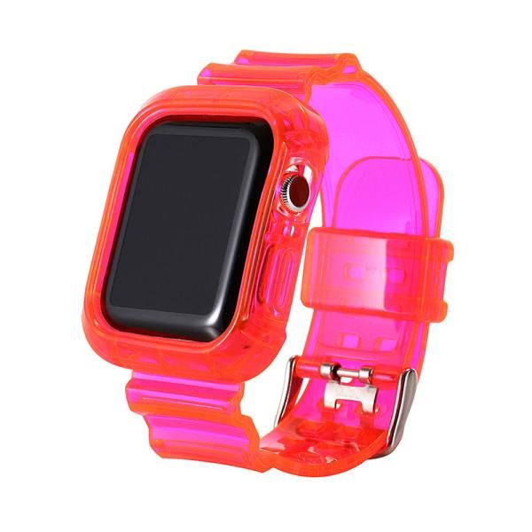 VERAX 애플워치SE2 44mm 호환 패션 실리콘 스트랩 SS019 - 핫트랙스