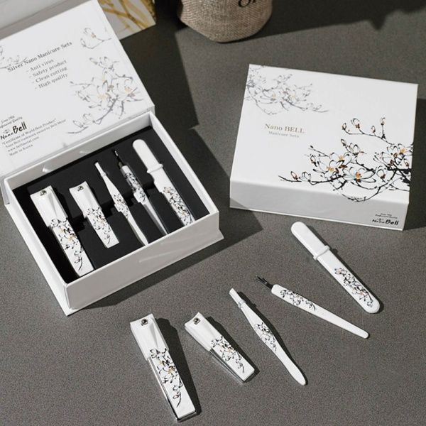 hplusmall 벨금속 은나노 손톱깎이 5종 세트 BN-504[WA13DF4] - 핫트랙스