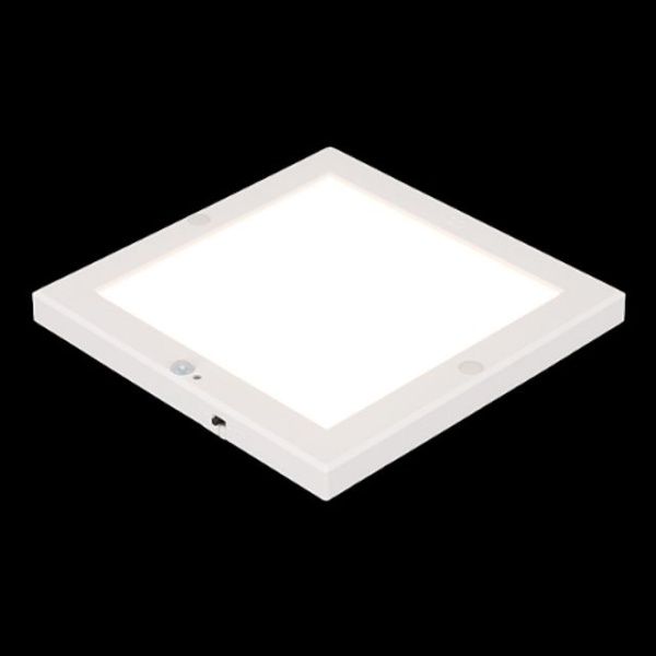 hplusmall 국산 LED 8인치 슬림 무타공 사각 엣지 현관 센서등[W - 핫트랙스